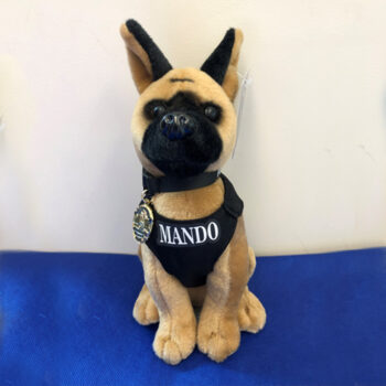 Mando – CVPD Plush K9 Dog – Chula Vista Police Foundation